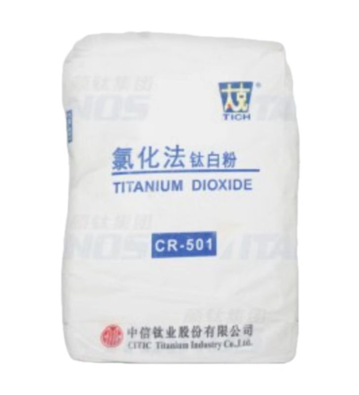 High Whiteness Rutile Titanium Dioxide TiO2 CR-501 Chloride Process ...